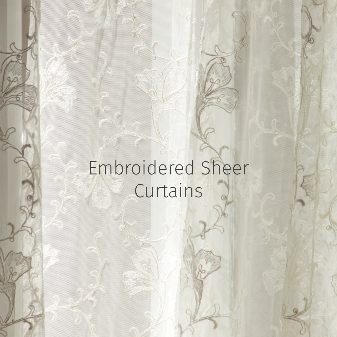 Discover Elegant Embroidered Sheer Curtain Designs | A Guide | Dolcewe