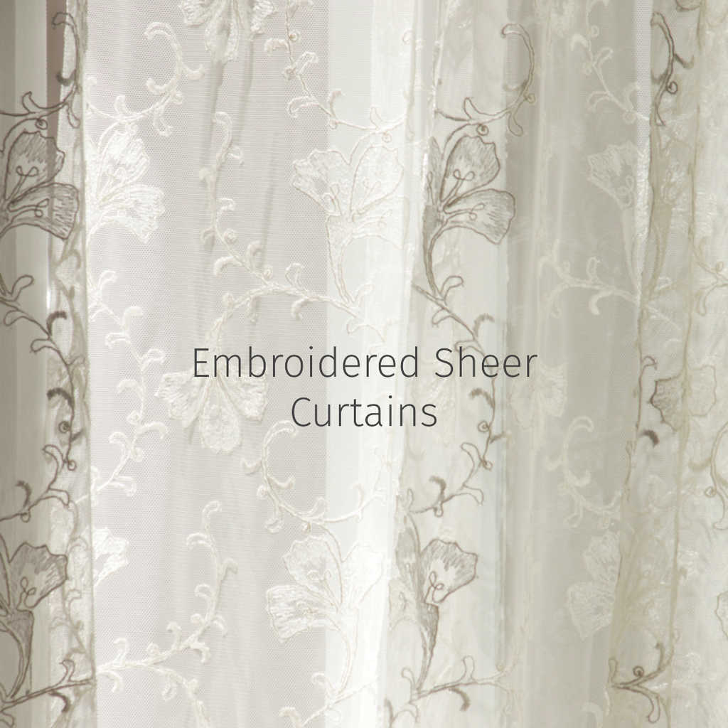 Discover Elegant Embroidered Sheer Curtain Designs | A Guide | Dolcewe