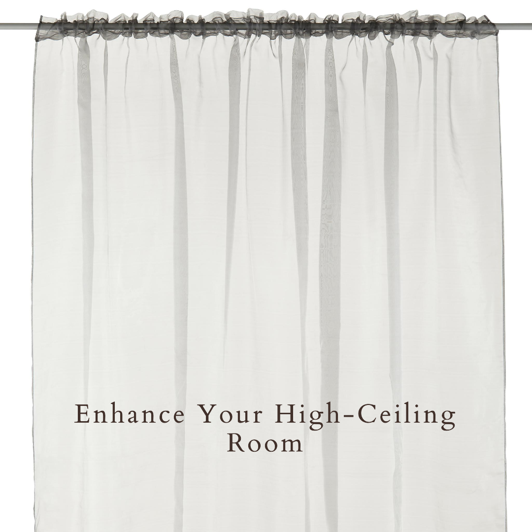Transform Your Space: Sheer Curtains for High-Ceiling Rooms – Dolcewe