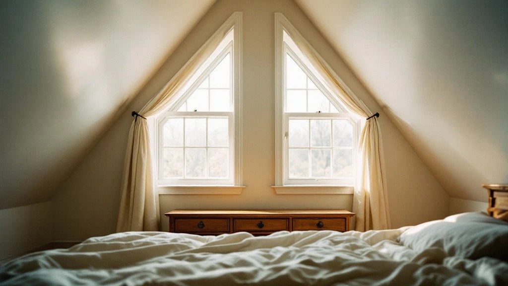 Perfect Custom Curtains for Triangle Windows | Simple Solutions for Od – Dolcewe