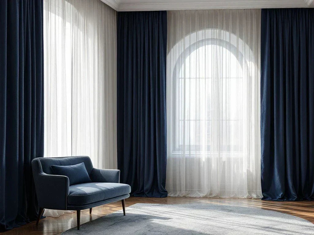Double layer curtains | Custom Size From $34.99 | Dolcewe