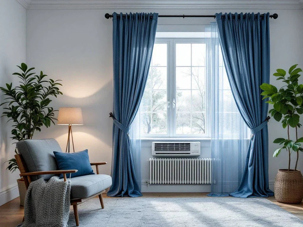How to Choose Window Air Conditioner Side Curtains | A Guide – Dolcewe